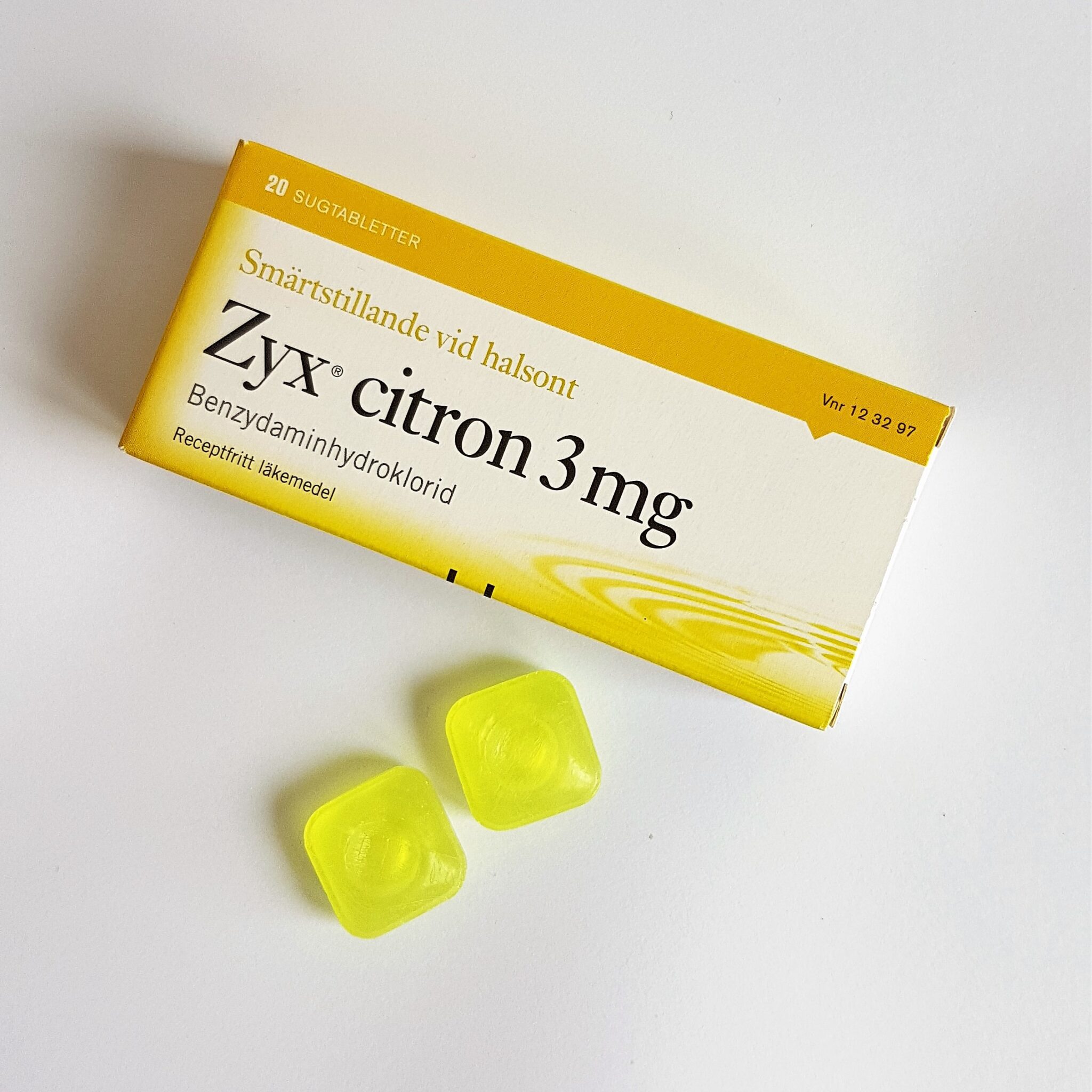 Zyx Citron sugtablett 3mg 20st - Handla online på APOTEK.NU