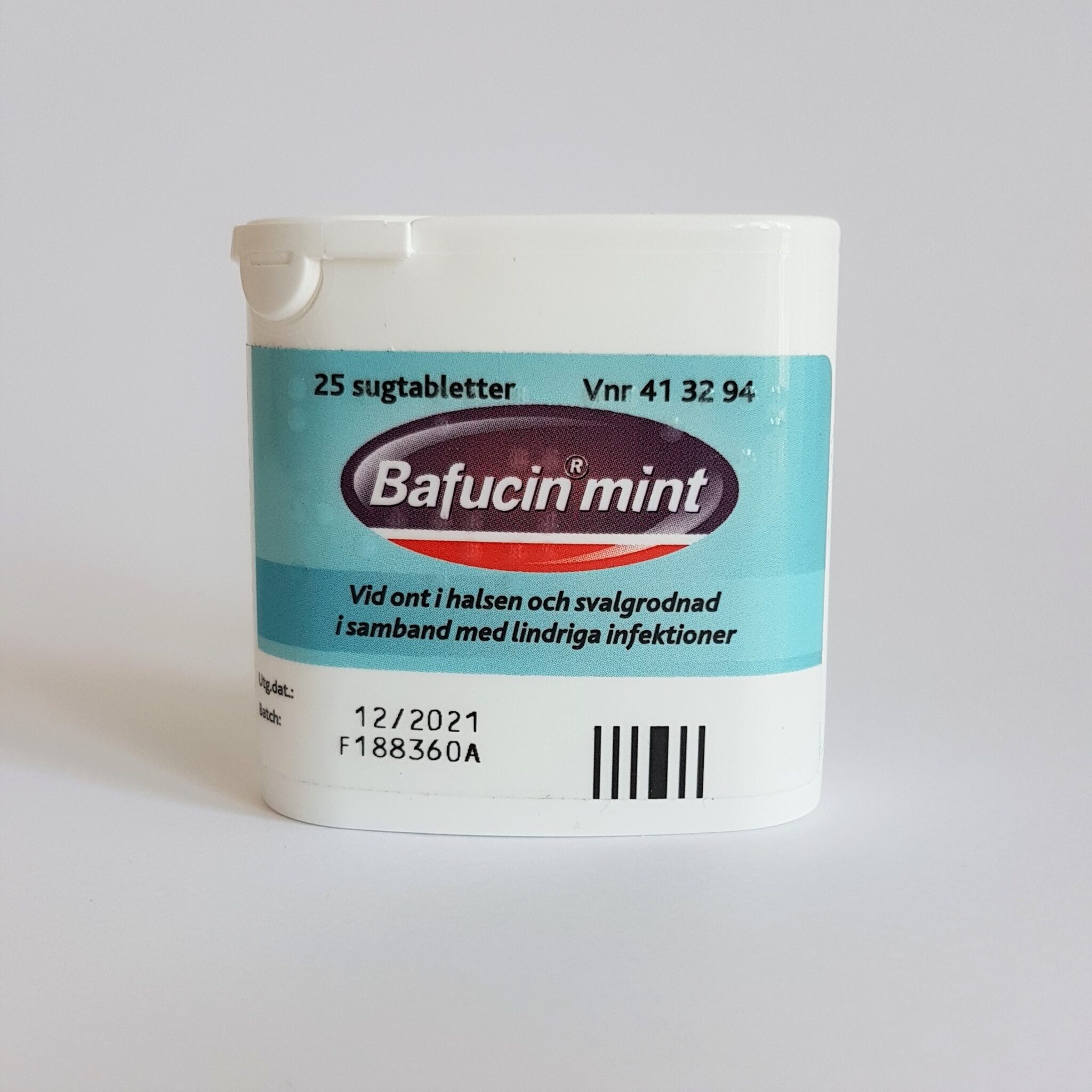 Bafucin Mint sugtablett 25 st - Handla tryggt online på APOTEK.NU