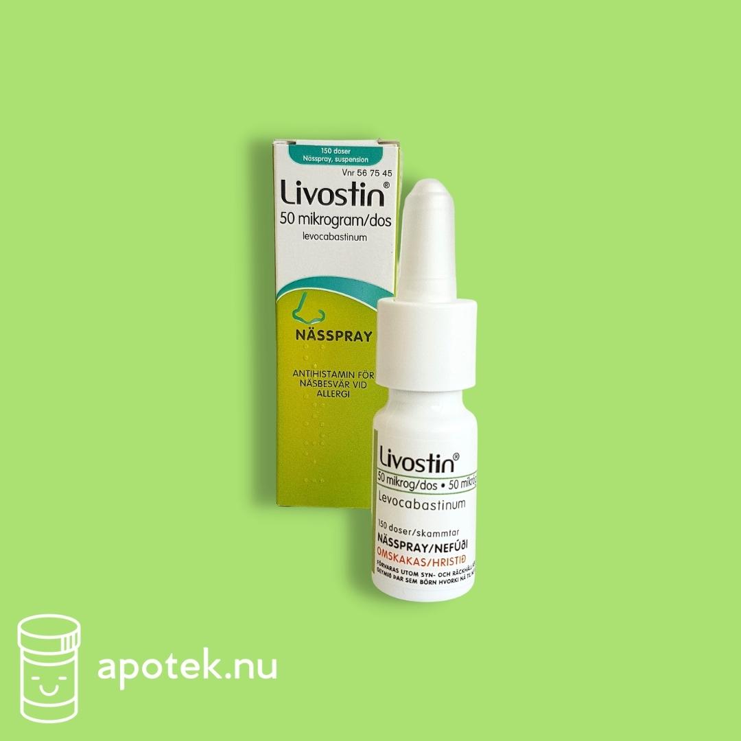 Livostin N sspray 50 Mikrogram dos 150 Doser APOTEK NU